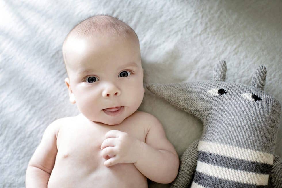 Three Month Baby Photos as a Milestone - Miette Photography