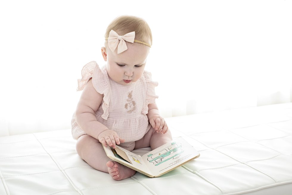 Milestones of an Indoor 6 Month Baby Photoshoot