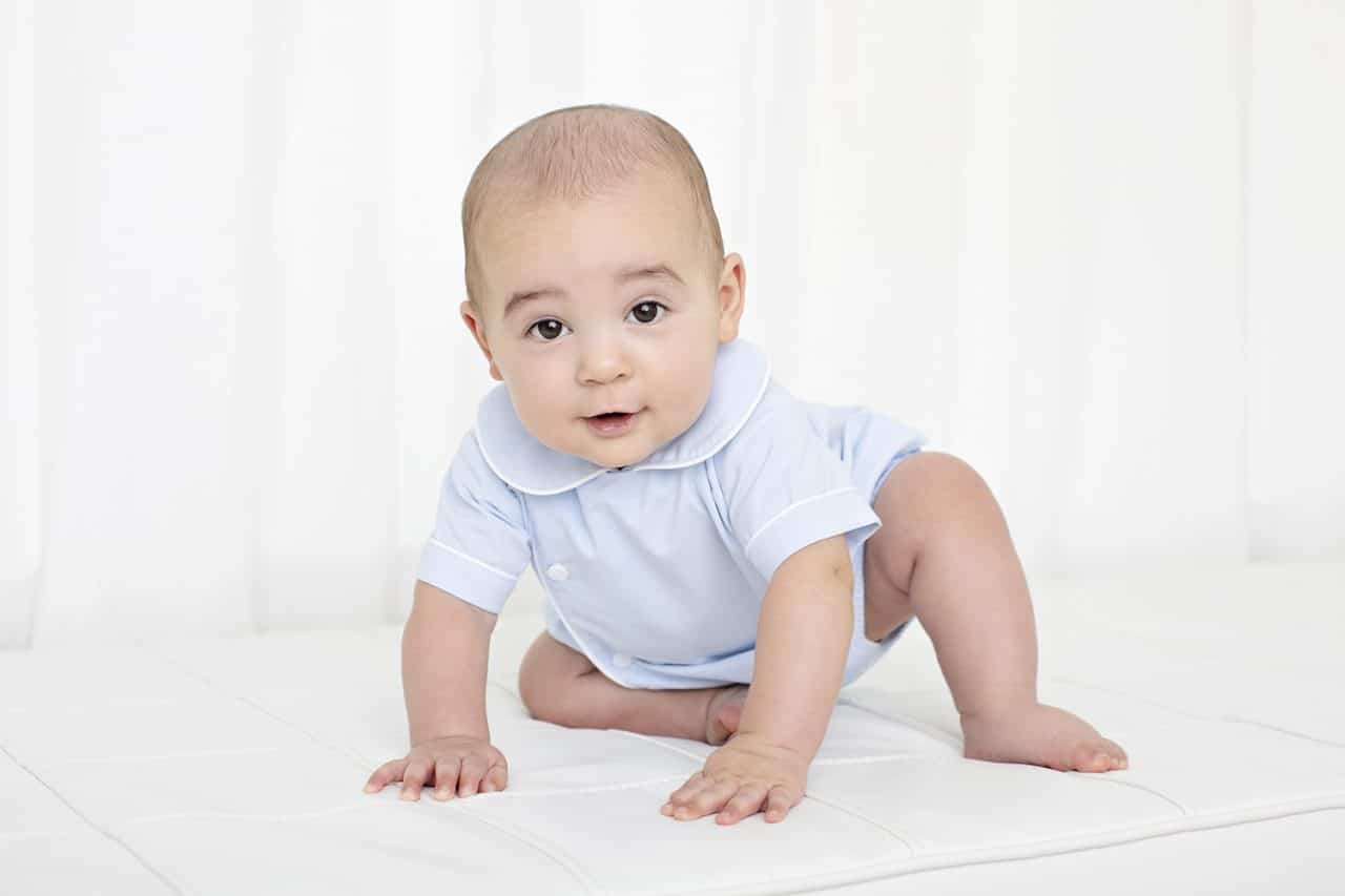 Milestones of an Indoor 6 Month Baby Photoshoot