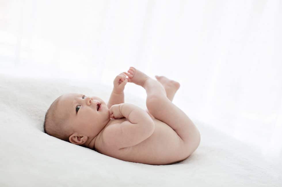 Three Month Baby Photos for the One Year Album